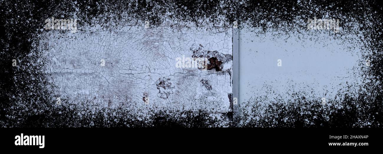 Spray paint scary grunge concrete texture wall background horror or ...