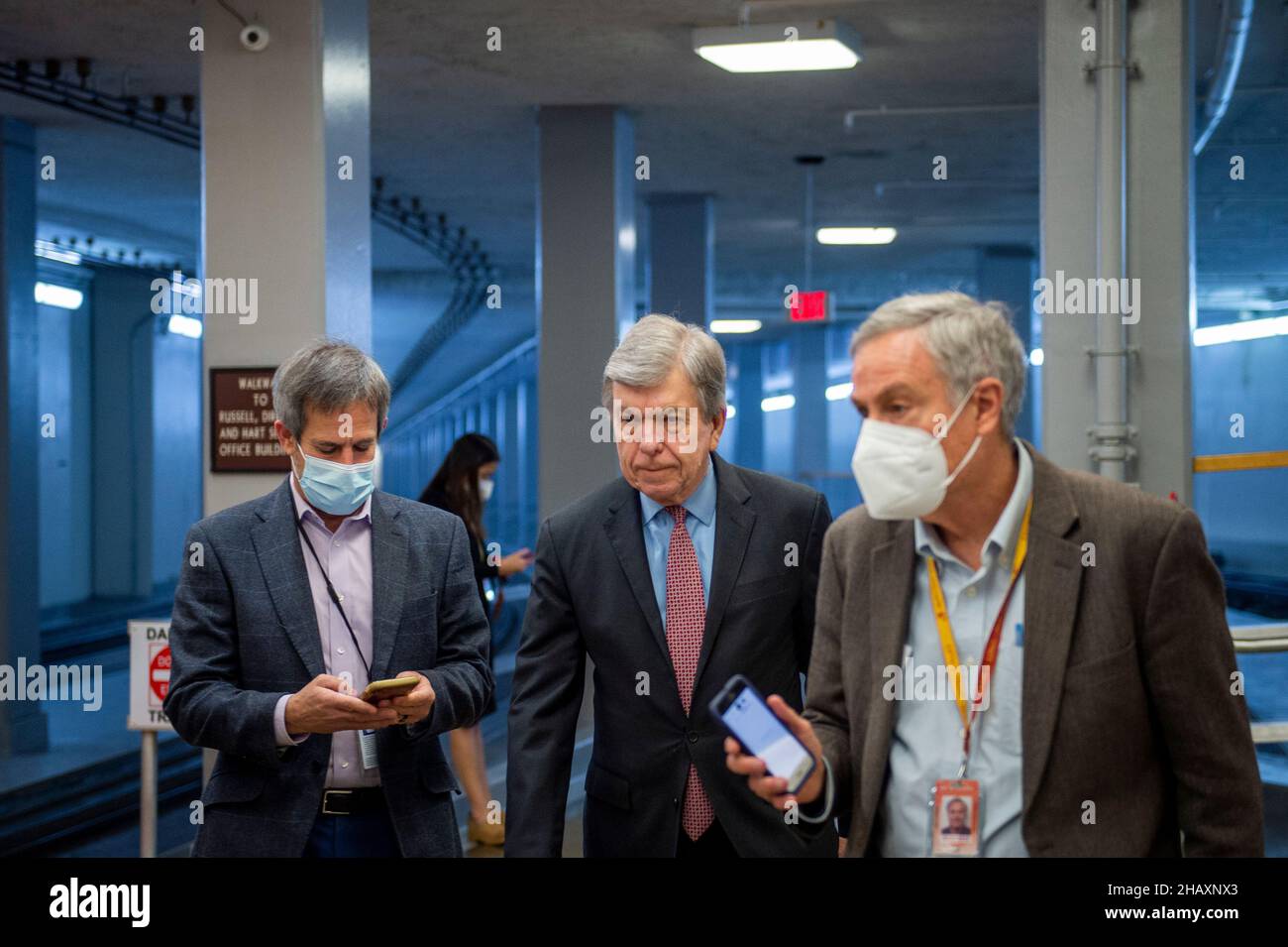 United States Senator Roy Blunt (Republican of Missouri) makes his way ...