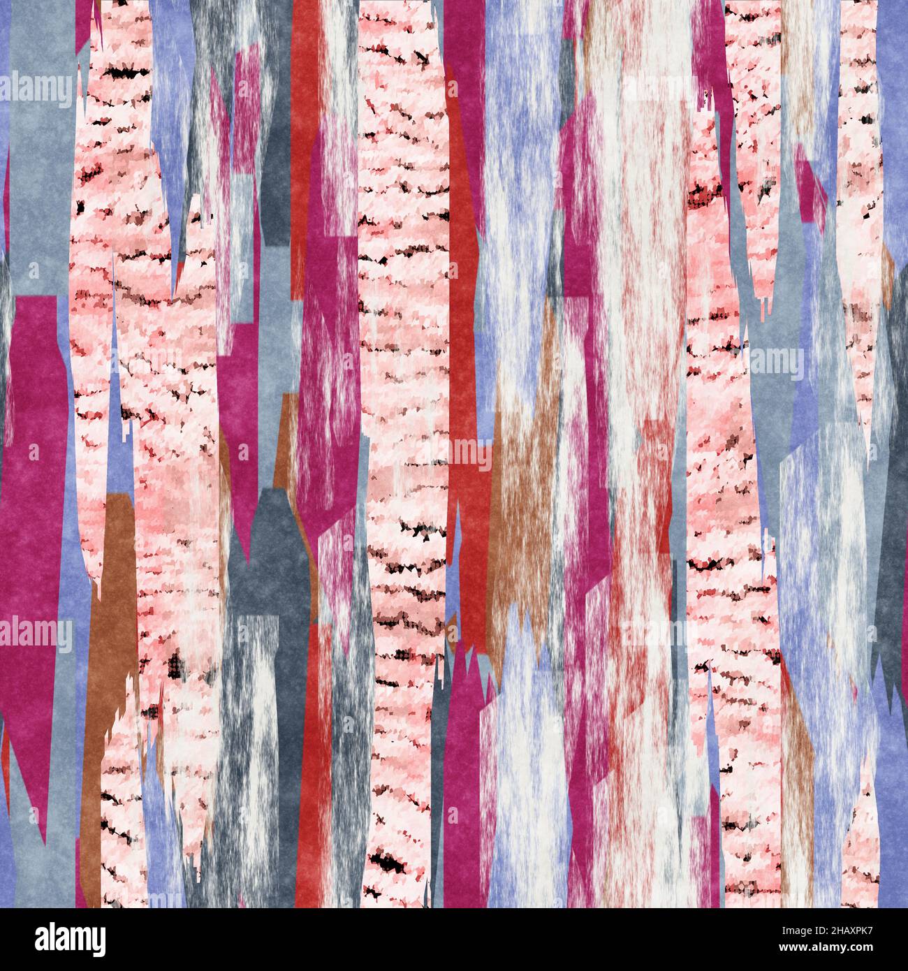 Seamless paper strip collage surface pattern design for print Stock ...