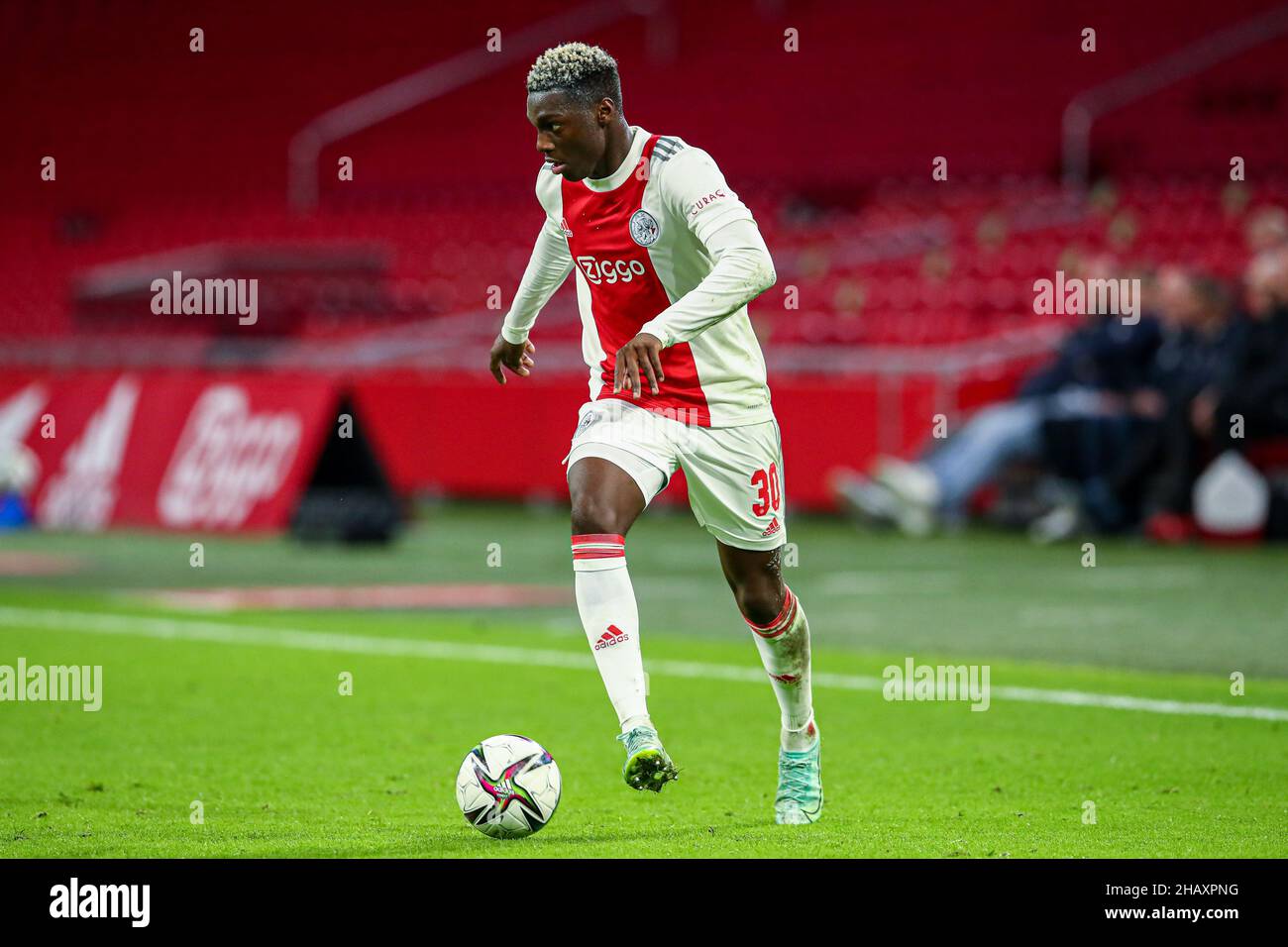 AMSTERDAM, NETHERLANDS - DECEMBER 15: Mohamed Daramy of Ajax during the ...