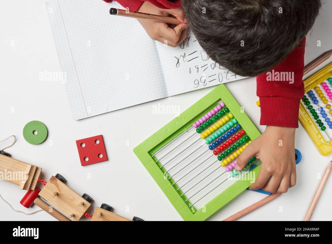 Adult doing math hi-res stock photography and images - Alamy