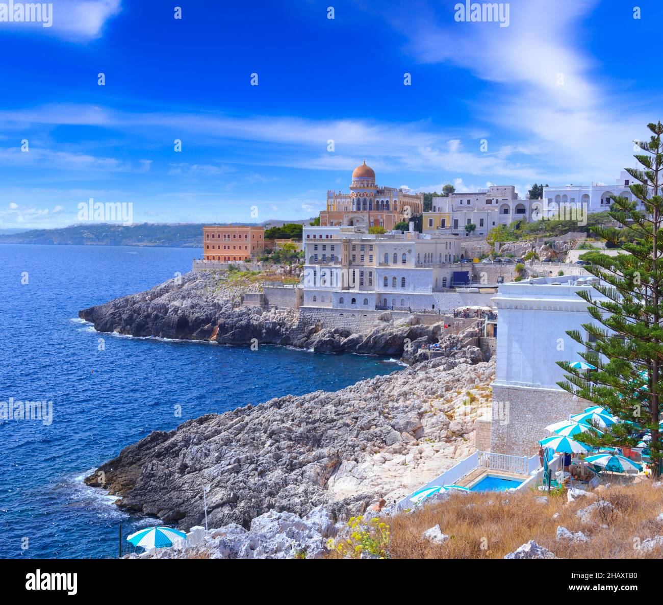 The most beautiful villages in Italy: Santa Cesarea Terme (Apulia). The ...