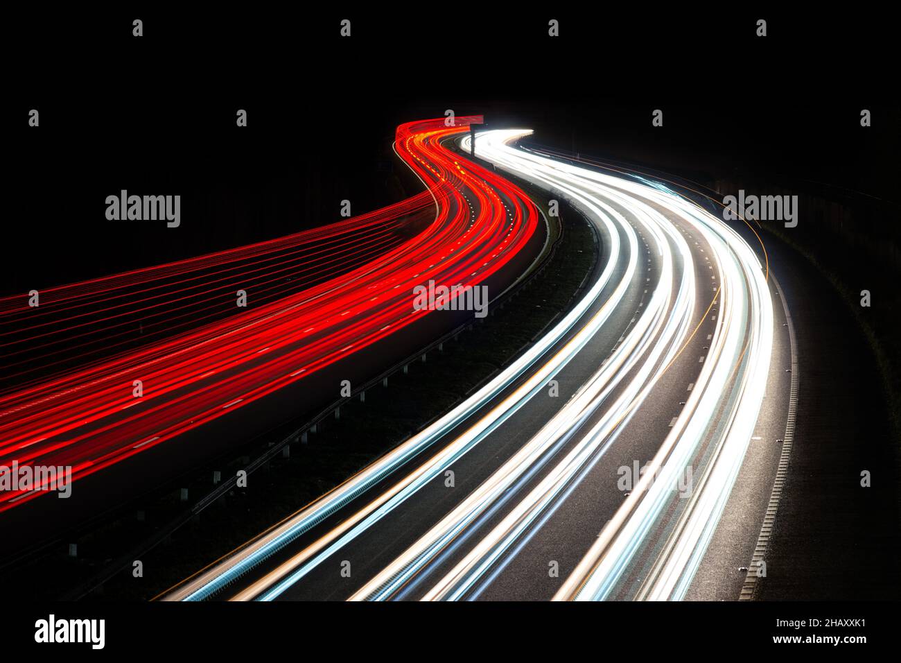 Long exposure motorway hi-res stock photography and images - Alamy