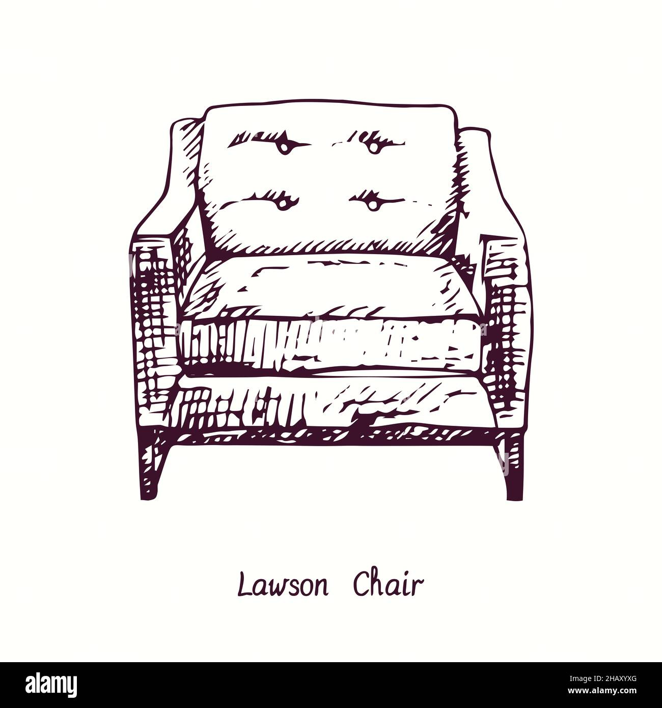 Ergonomic chair sketch hi-res stock photography and images - Alamy