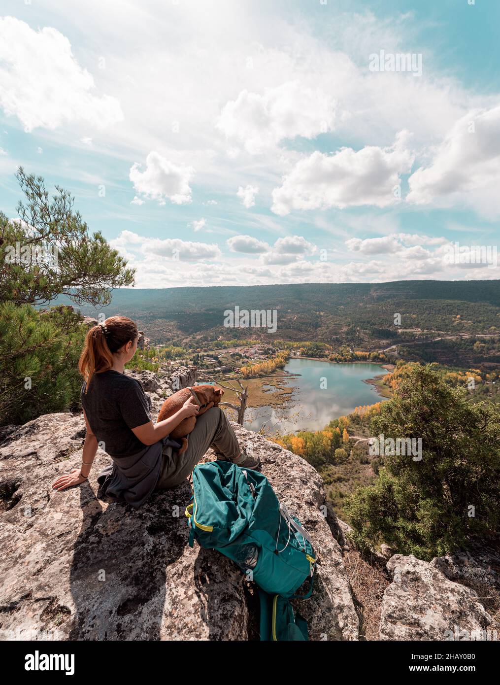 Concentrated female scientist conducting hi-res stock photography and ...