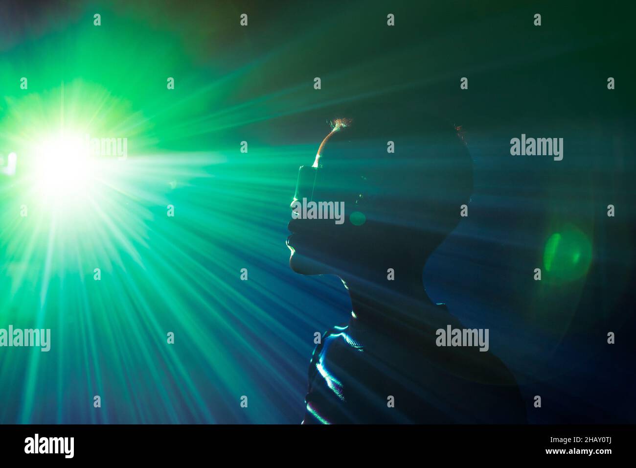 High beam woman hi-res stock photography and images - Alamy