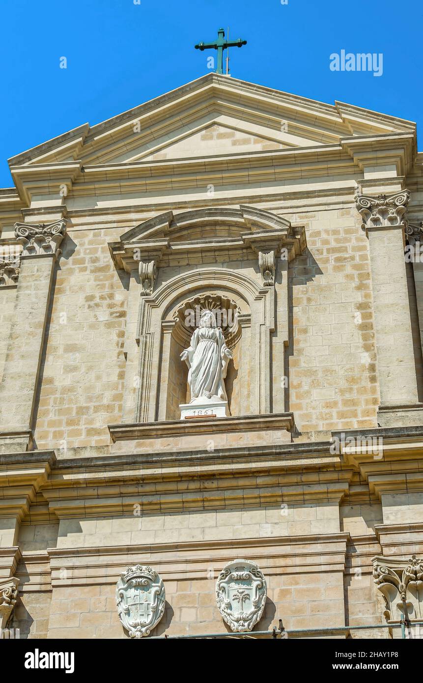 Malta, Gozo, Rabat or Victoria: Baroque Cathedral of the Assumption of ...