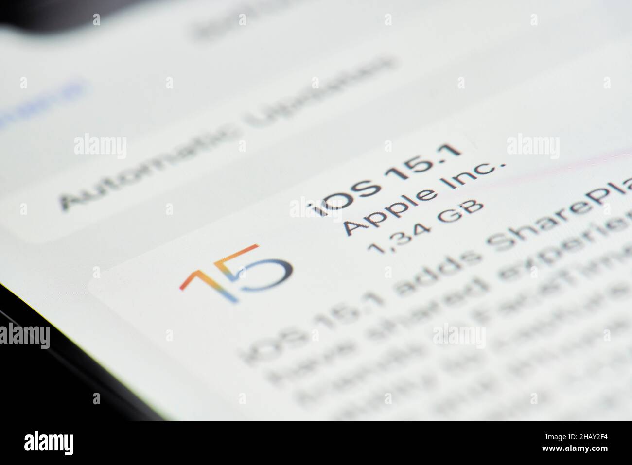 Ios 15 logo hi-res stock photography and images - Alamy