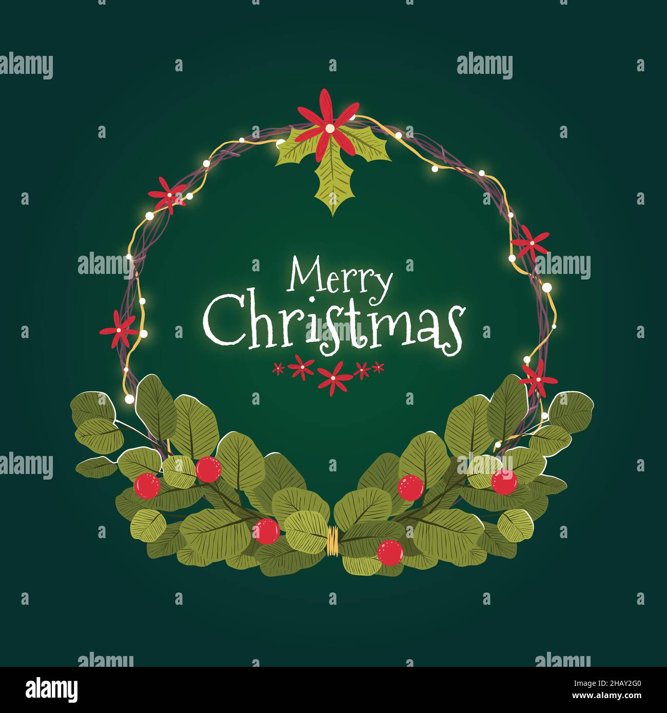 Tinsel lights Stock Vector Images - Alamy