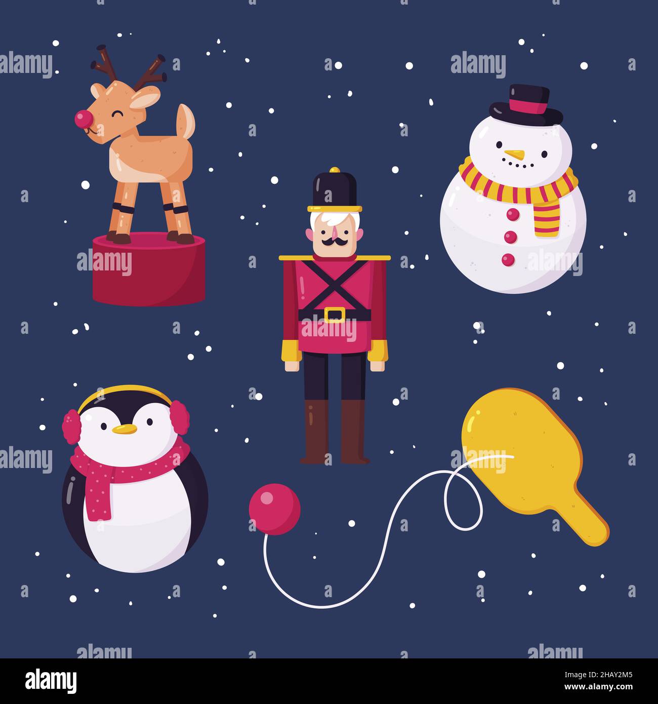 Christmas toy set hi-res stock photography and images - Alamy