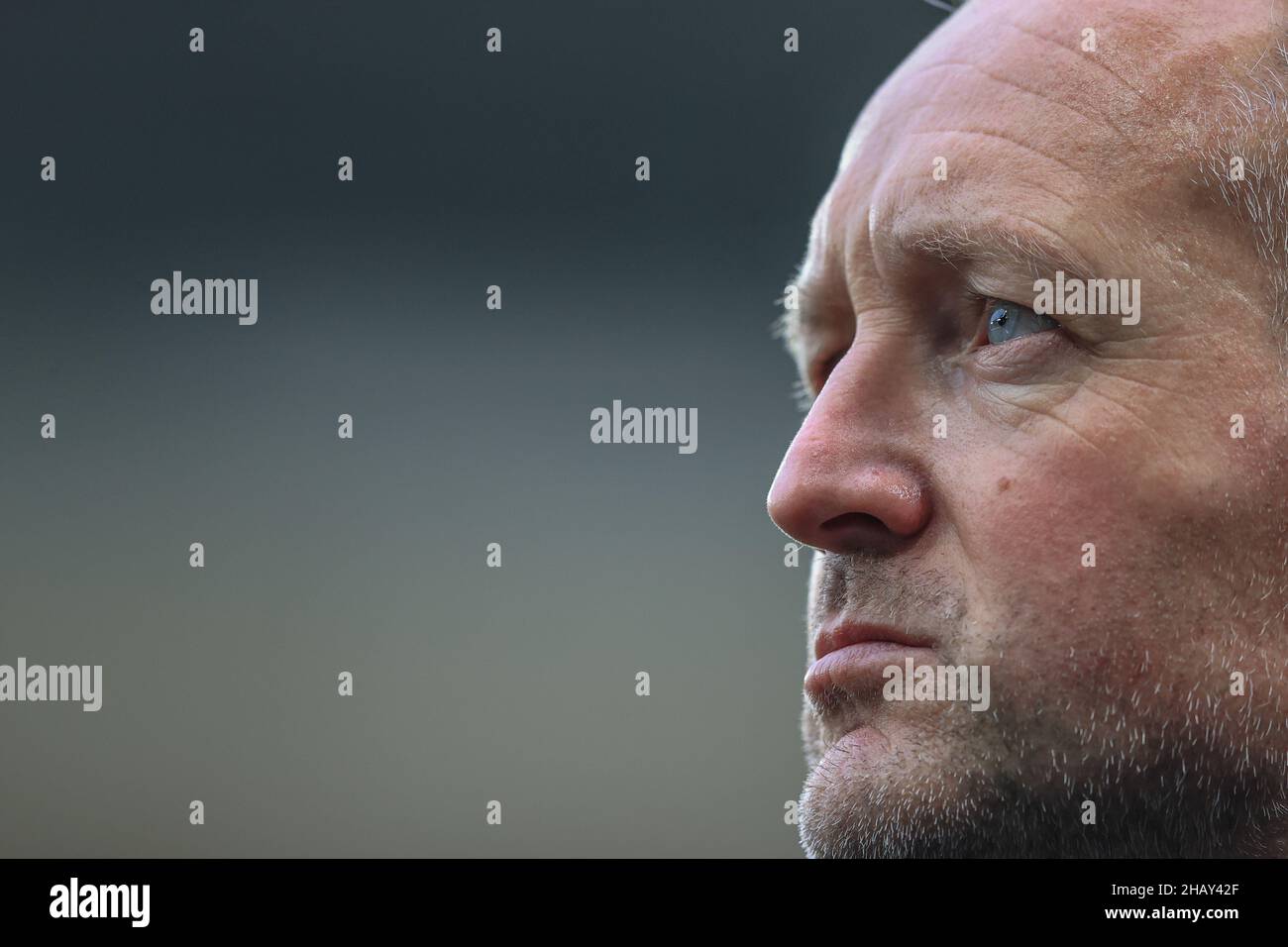 Neil Critchley head Coach of Blackpool during the game Stock Photo - Alamy
