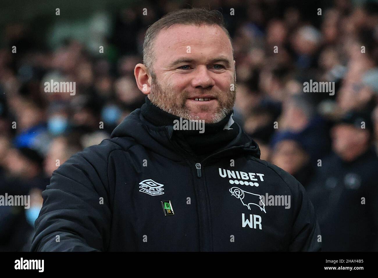 Wayne Rooney manager of Derby County during the game Stock Photo - Alamy