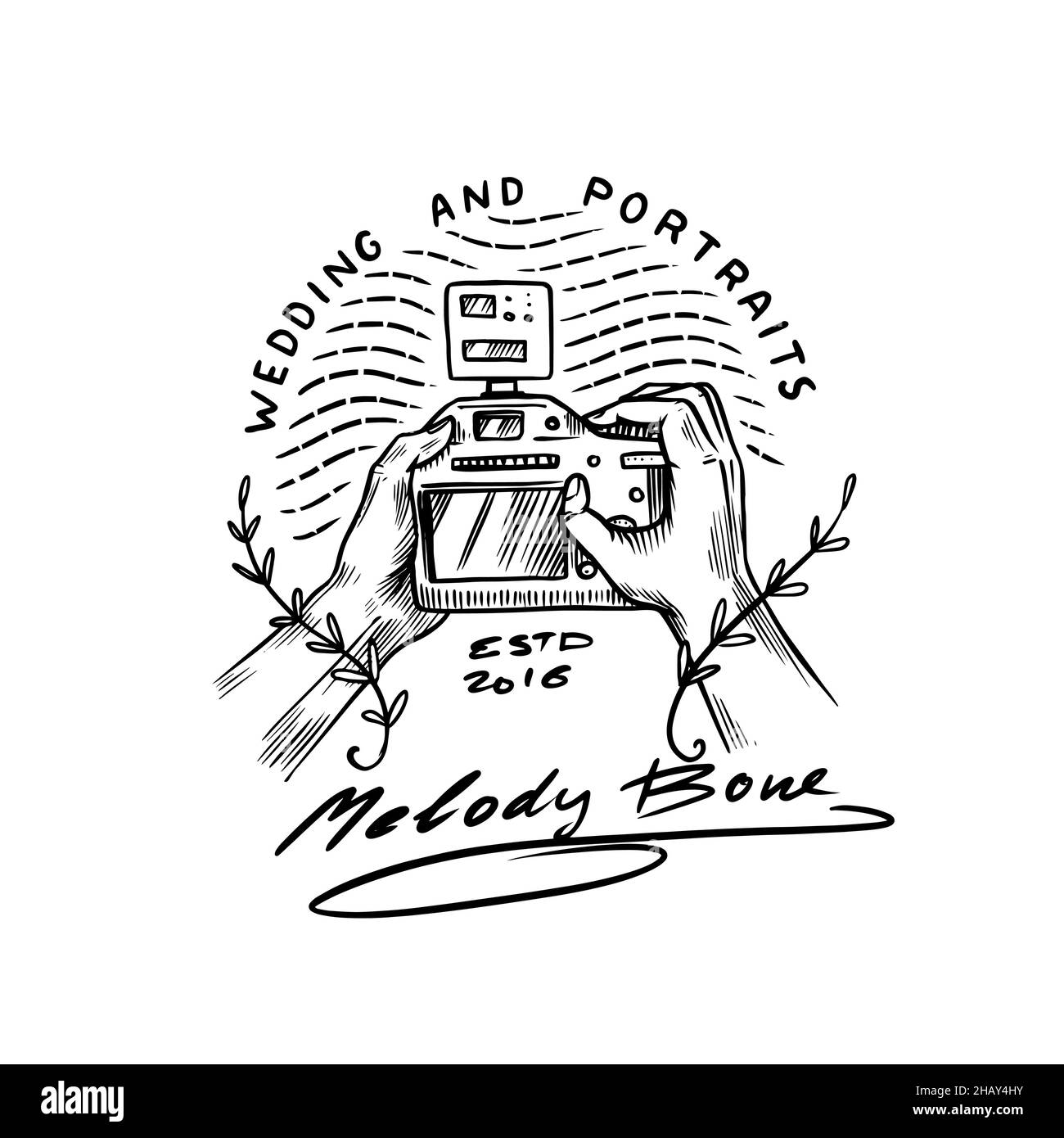 Hands flower shop Stock Vector Images - Alamy