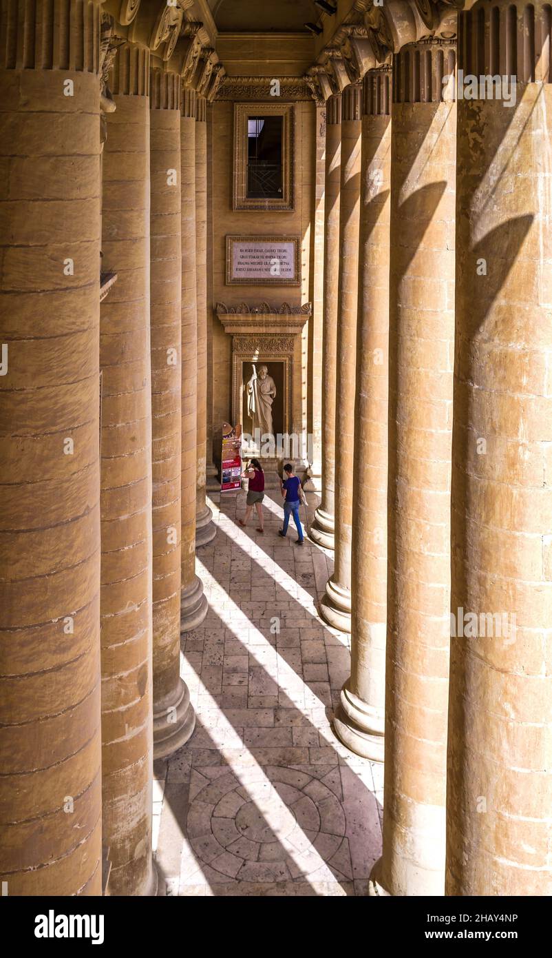 External view of the parish church dedicated to the Assumption of Our ...