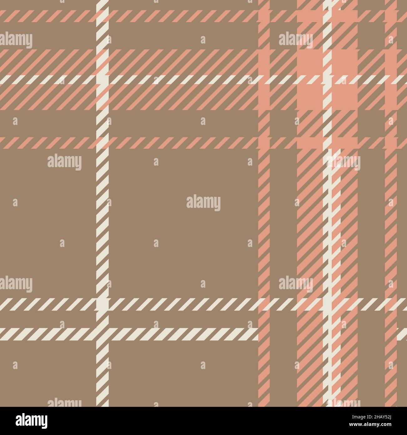 Gender neutral seamless plaid vector pattern. Gingham baby color ...