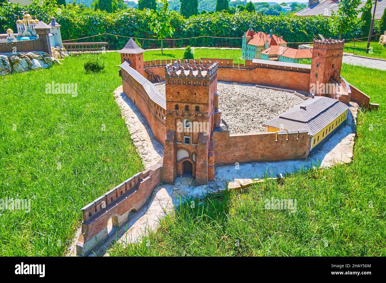 Enjoy the picturesque green park of Museum of miniatures Castles of ...