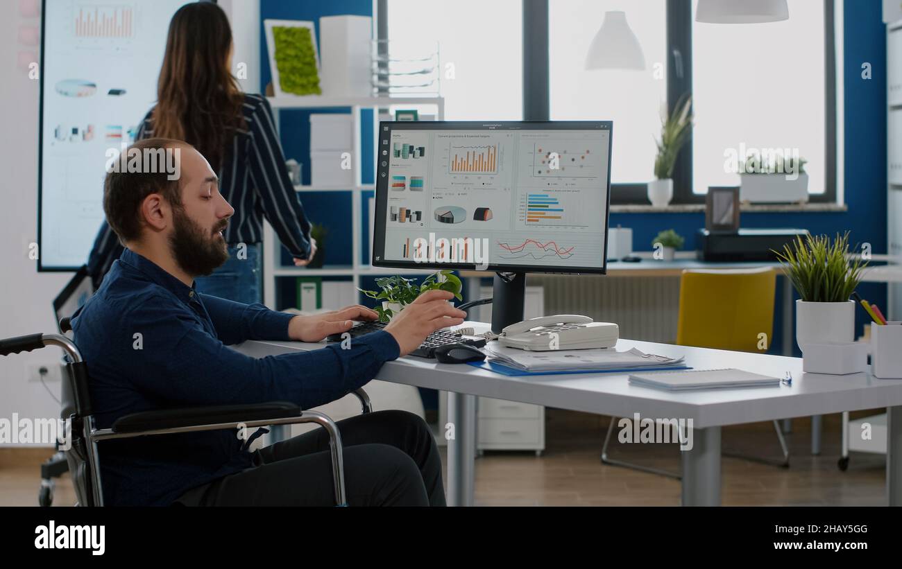 Corporate business people discussing in financial start up business ...