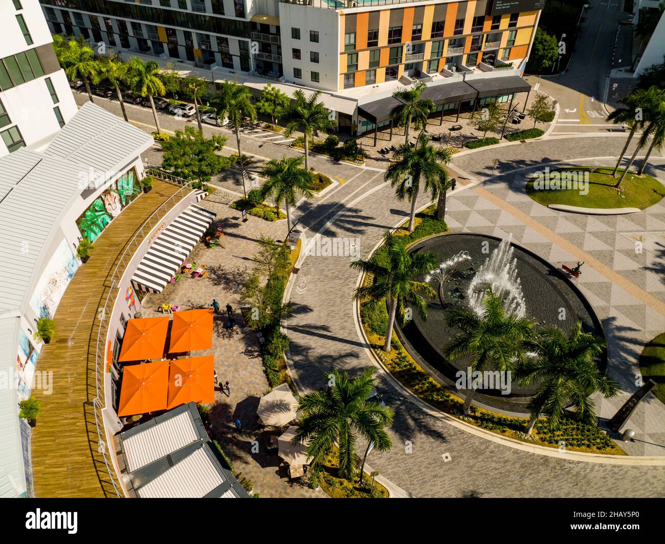Aerial photo of Doral CityPlace Stock Photo - Alamy