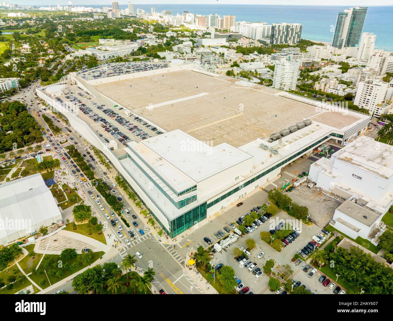 MBCC Miami Beach Convention Center Art Basel week Stock Photo - Alamy