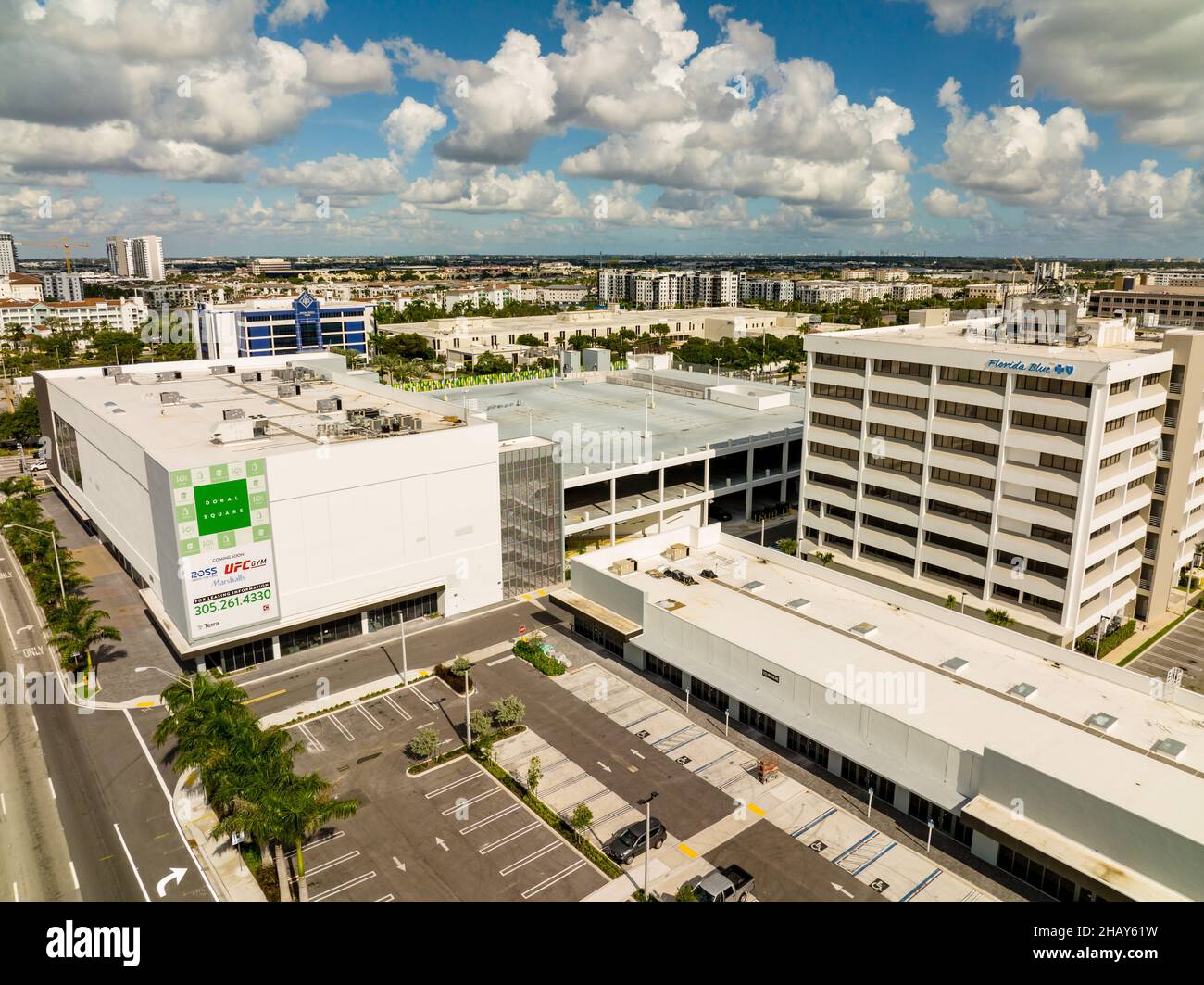 Aerial image of Doral Square Miami FL Stock Photo - Alamy