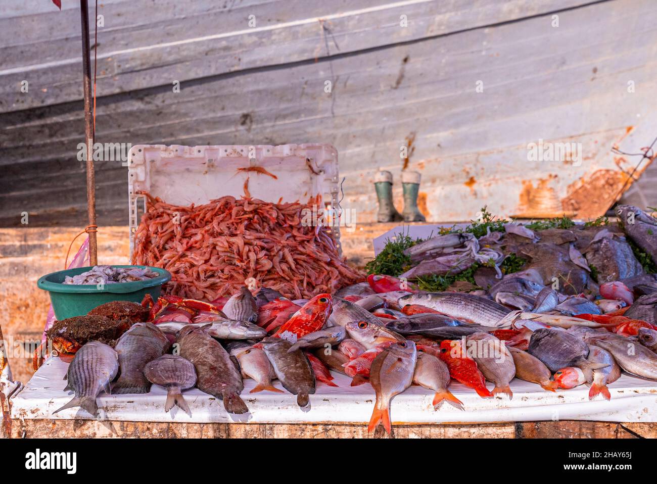 Dead fish table hi-res stock photography and images - Alamy