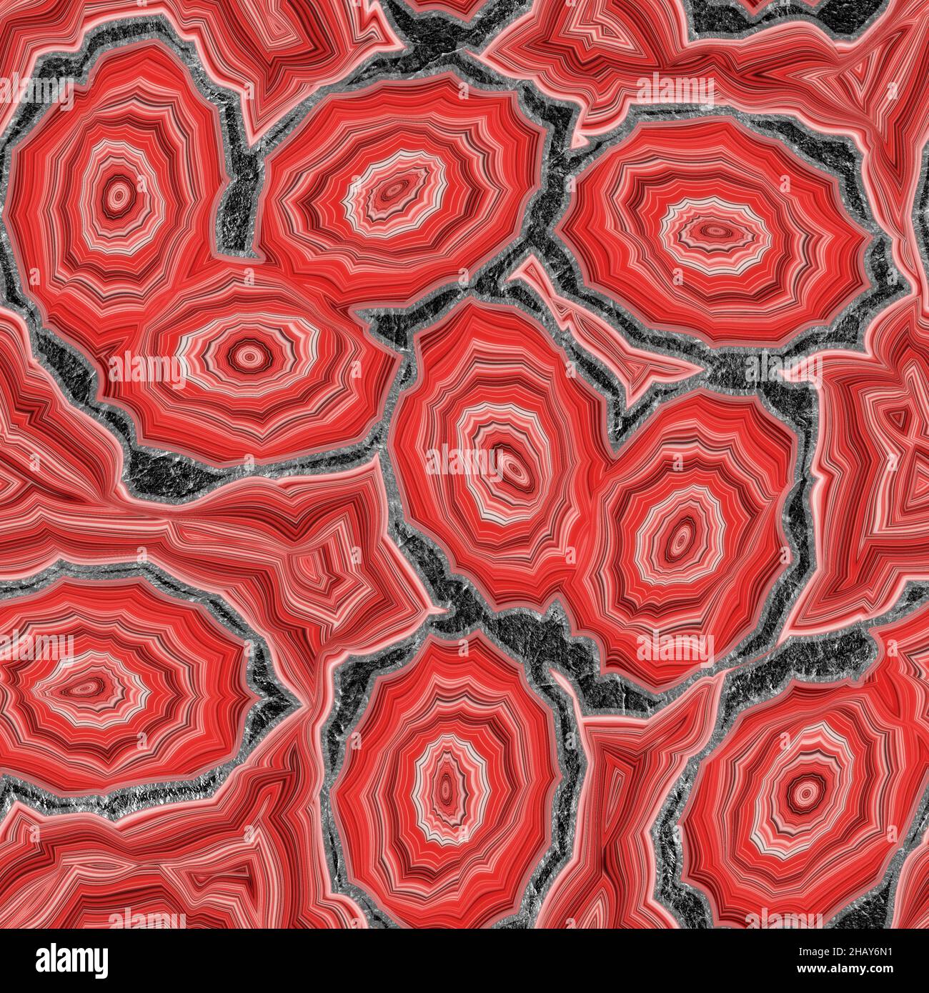 Seamless banded agate geode marble rock with gray stone edge surface ...