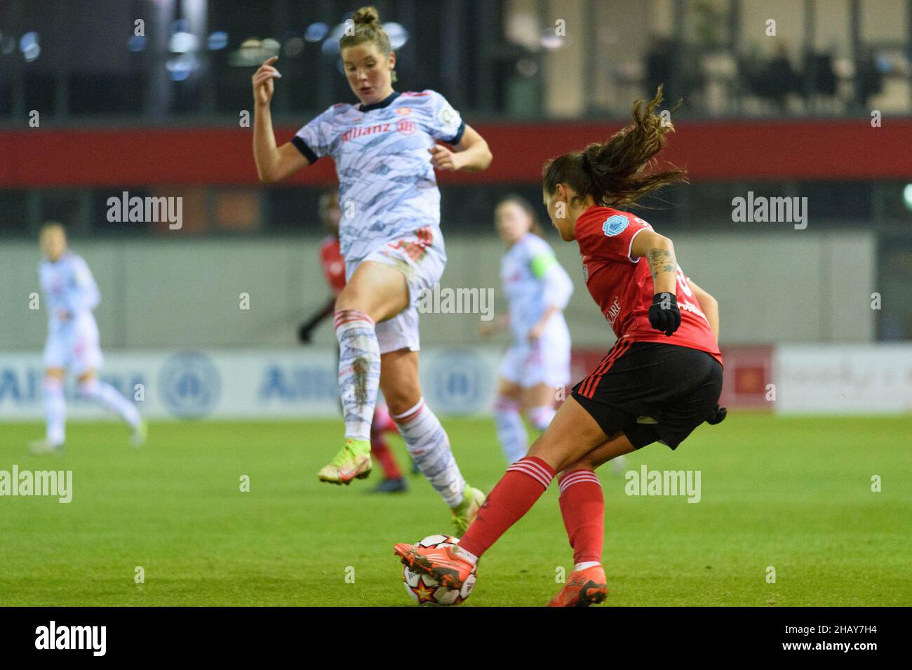 Munich, Germany. 15th Dec, 2021. Munich, Germany, Dec 15th 2021: Ana Seica (3 Benfica Lisbon ...