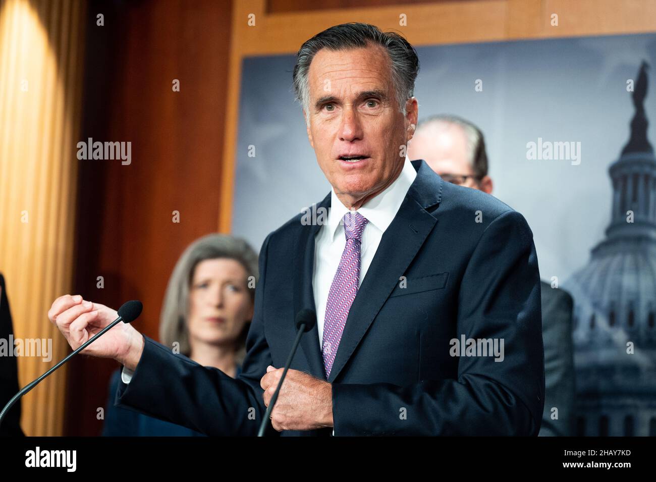 Washington, United States. 15th Dec, 2021. U.S. Senator Mitt Romney (R ...