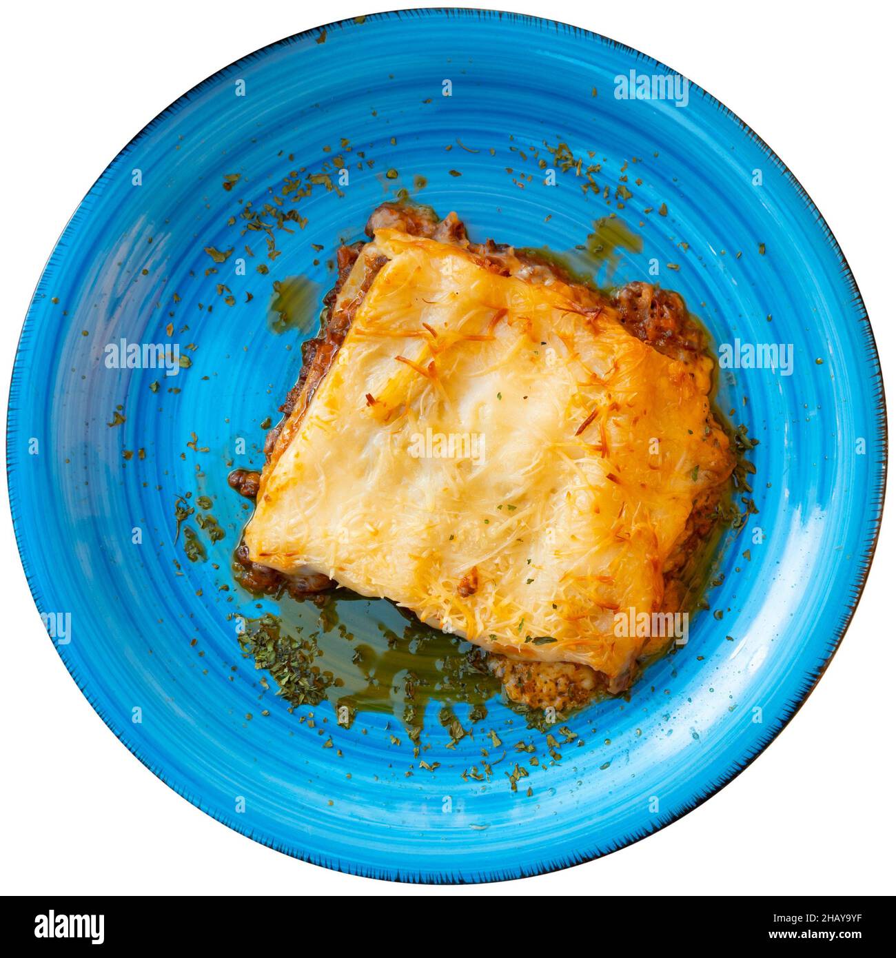 Traditional italian dish lasagna Cut Out Stock Images & Pictures - Alamy