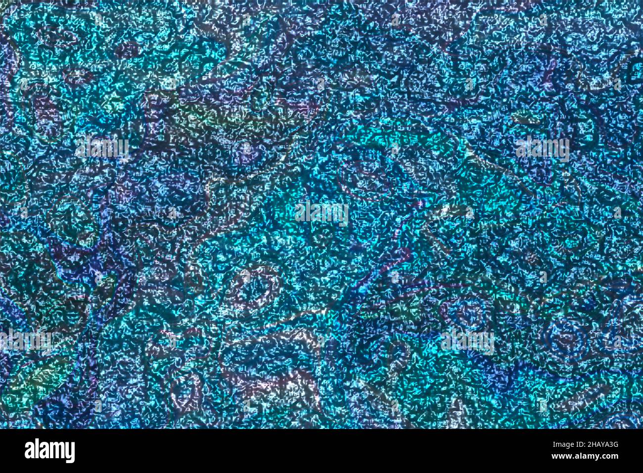 Abstract Blue Metallic Background With Textured Surface Design Art