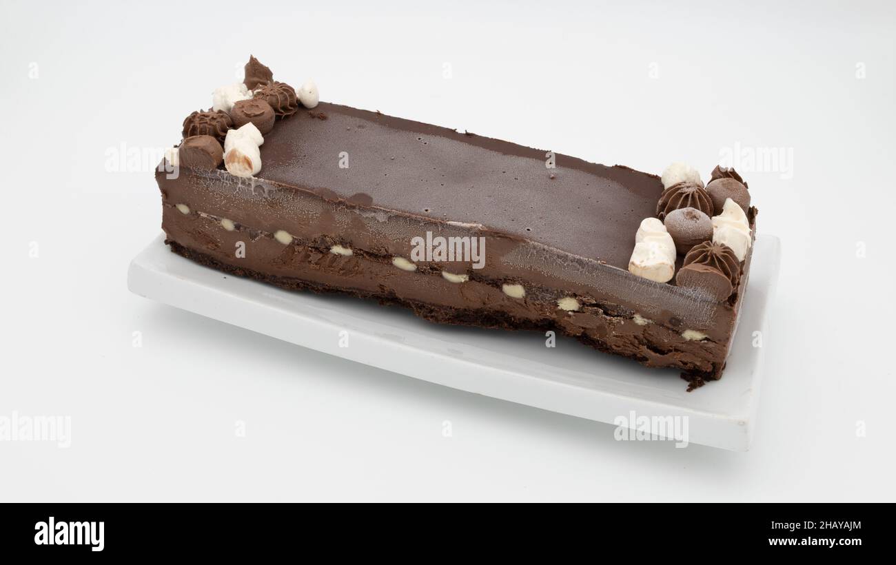 Belgian chocolate cake Stock Photo - Alamy