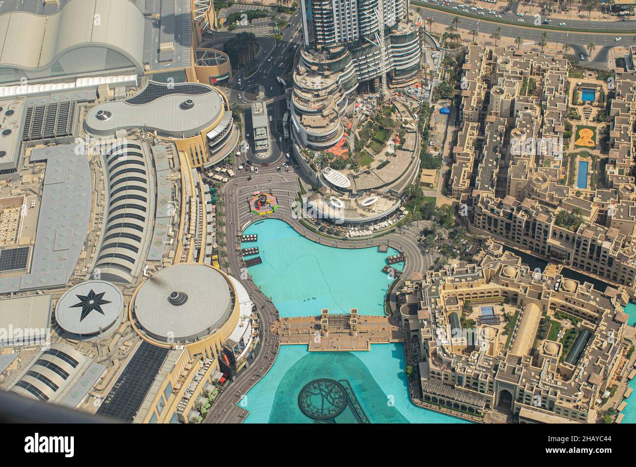 Skyscrapers and urban architecture infrastructure of Dubai downtown and ...