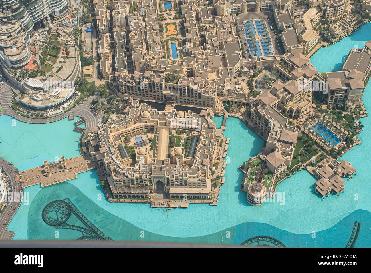 Skyscrapers and urban architecture infrastructure of Dubai downtown and ...