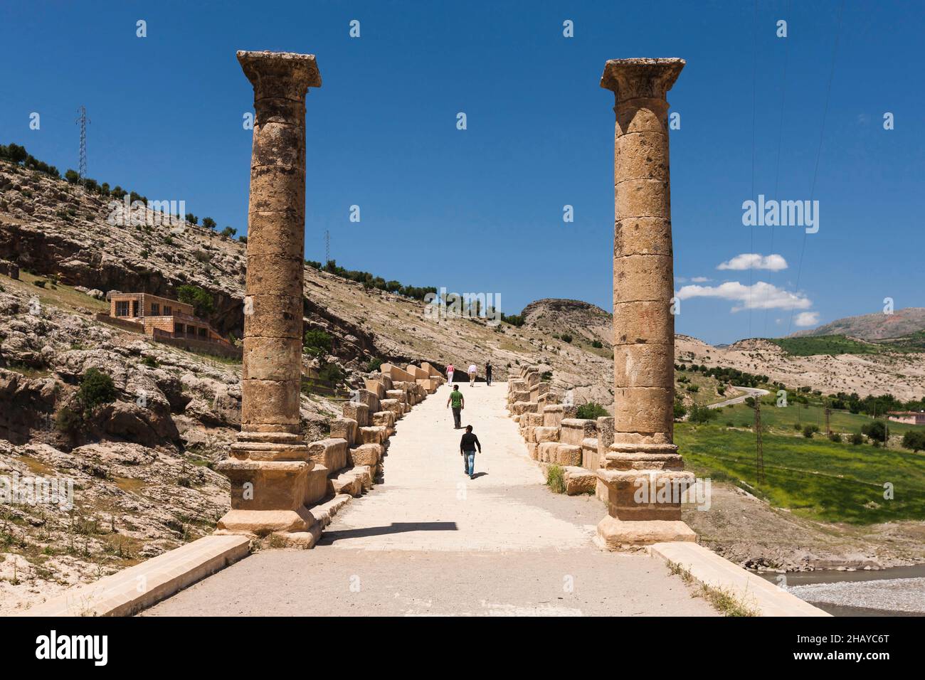 Cendere bridge(Severan bridge), ancient Roman bridge with Corinthian ...