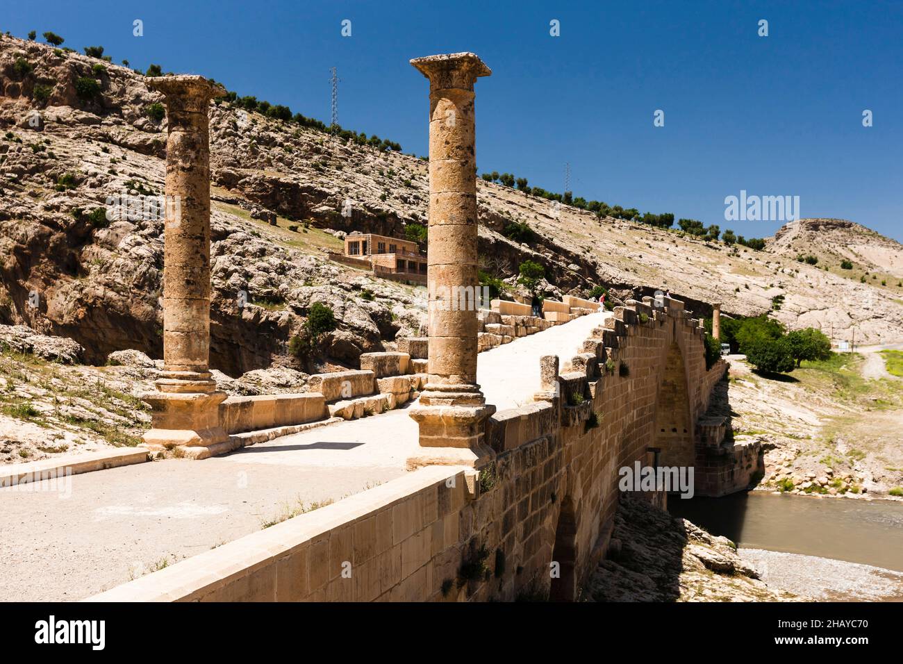 Cendere bridge(Severan bridge), ancient Roman bridge with Corinthian ...