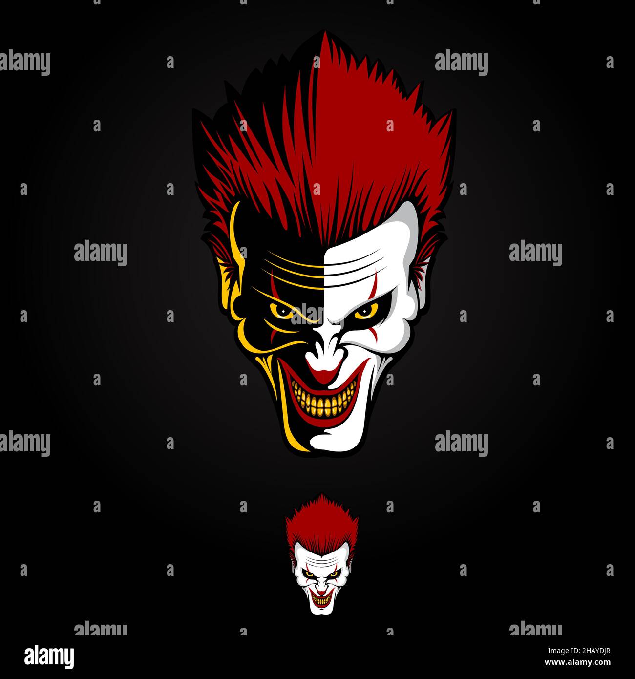 Evil Joker Faces