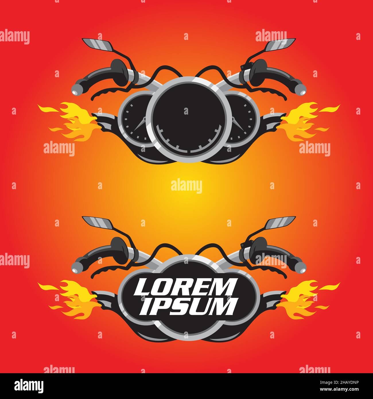 Motorcycle or bike dashboard vector format for banner, infographic ...