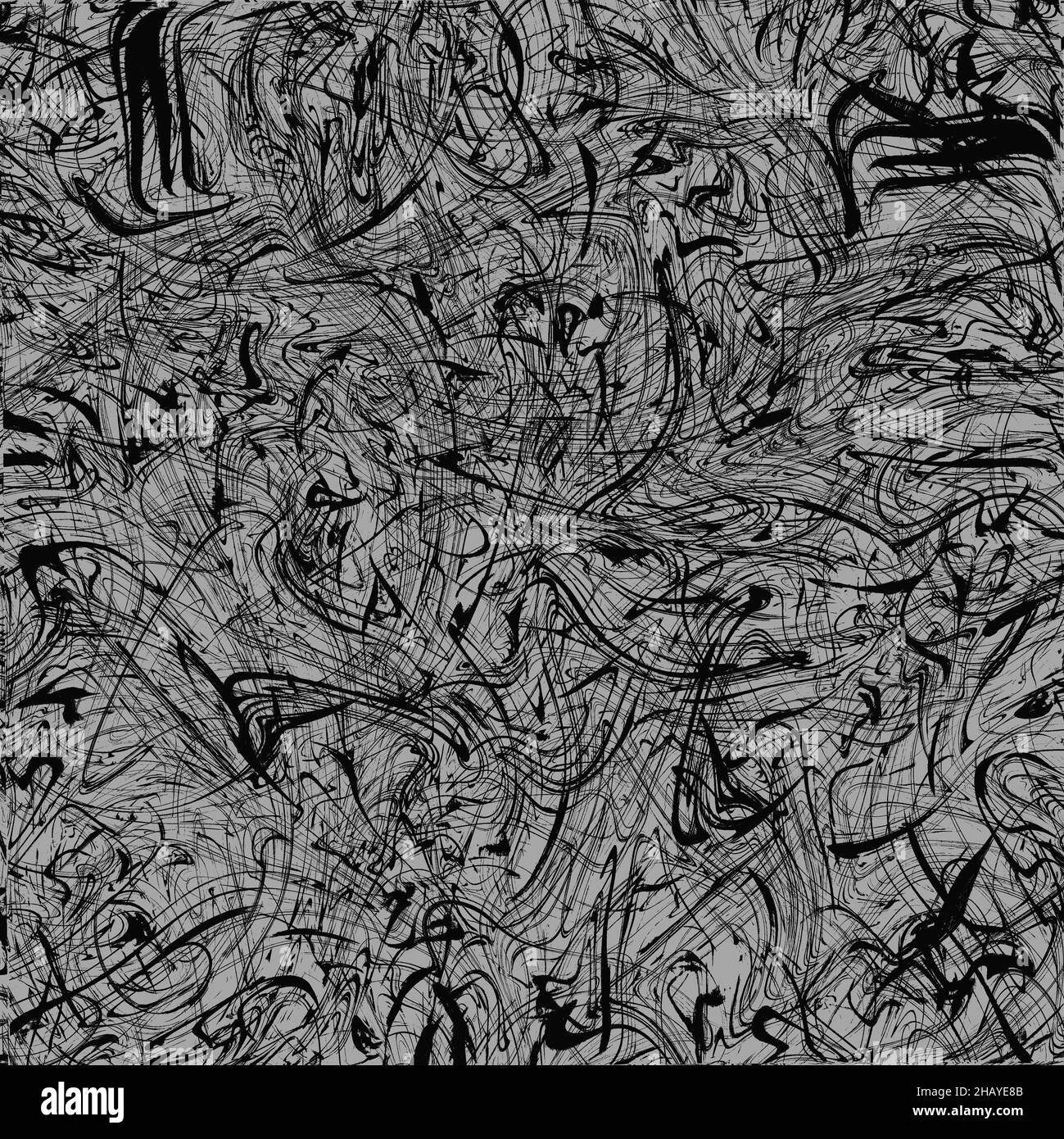 Ink mixed water background Black and White Stock Photos & Images - Alamy