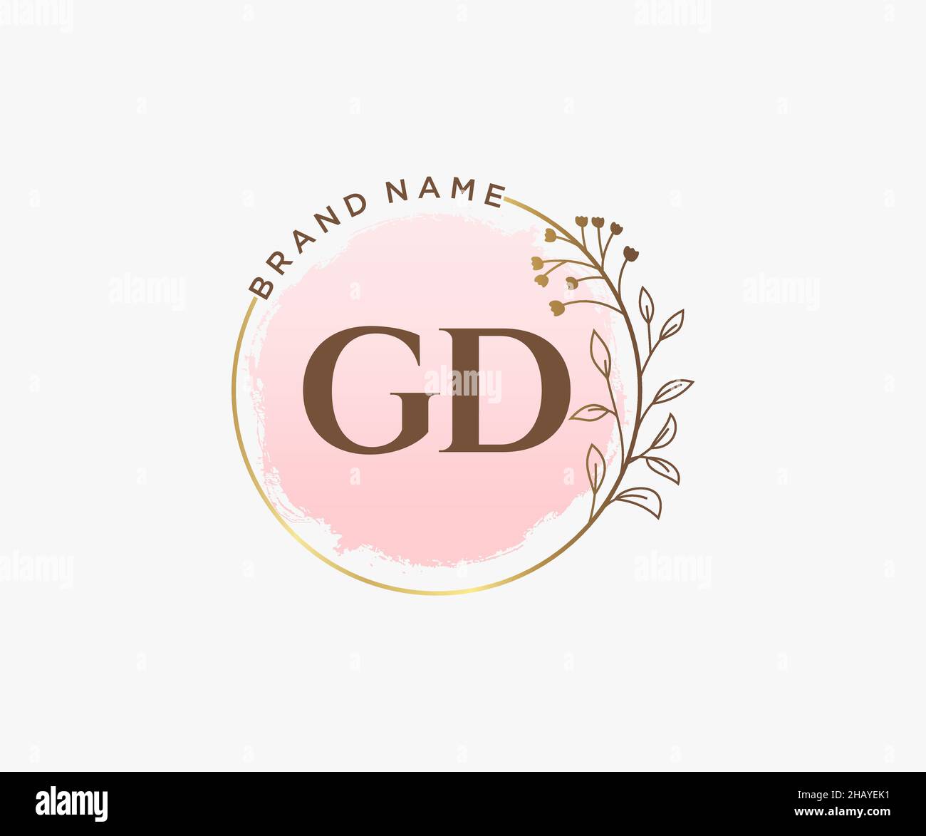 Gd logo design hi-res stock photography and images - Alamy