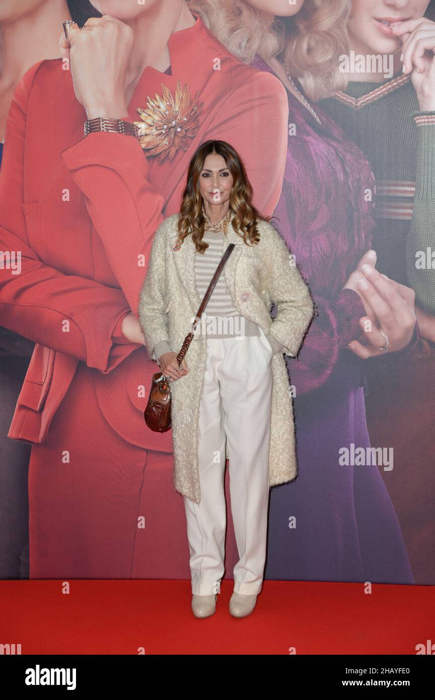 Elda Alvigini attends the red carpet of the movie 7 donne e un mistero ...