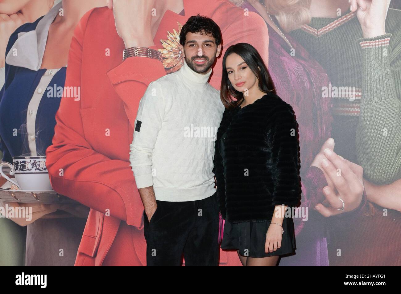 Raimondo Todaro and Francesca Tocca attend the red carpet of the movie ...