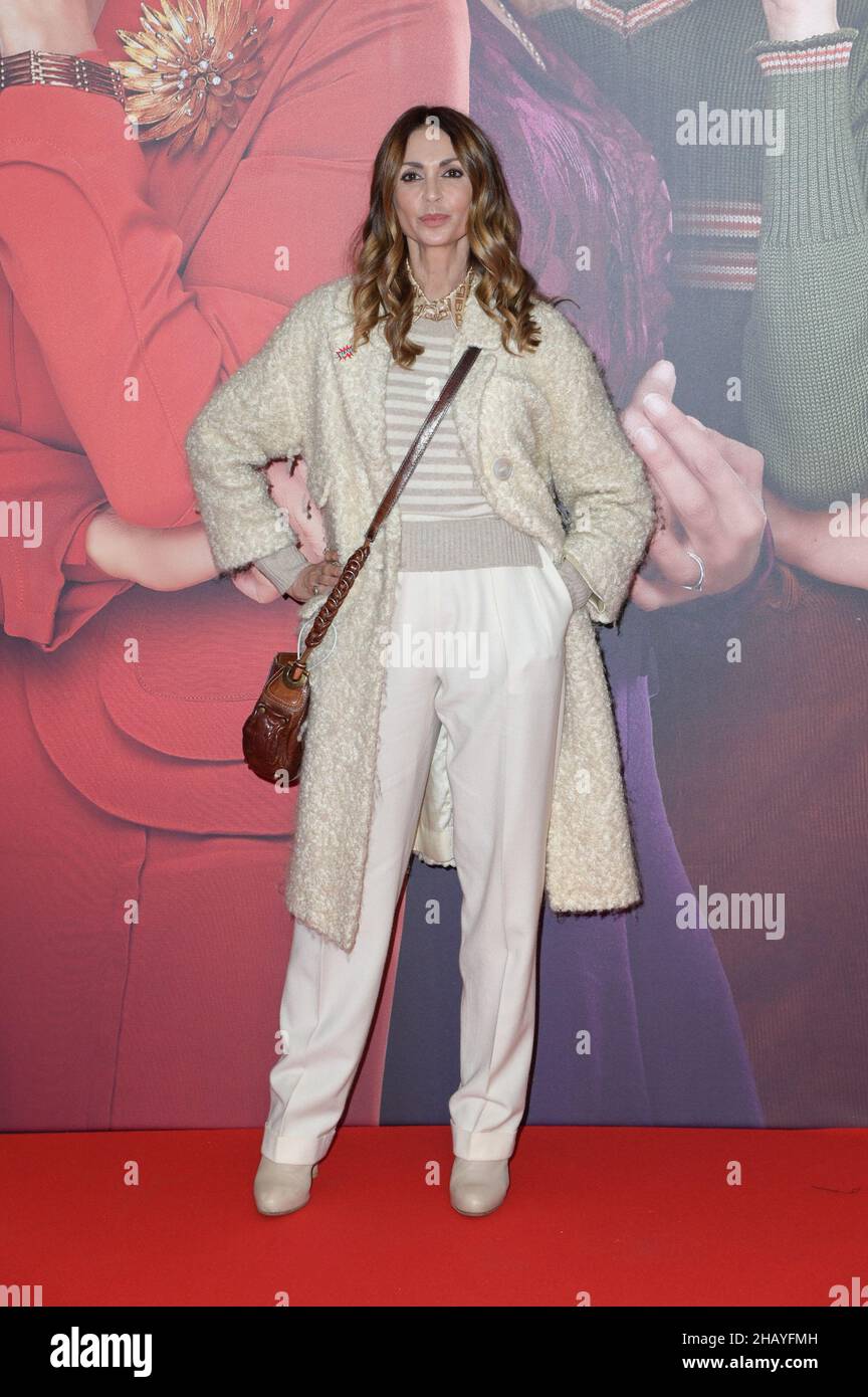 Elda Alvigini attends the red carpet of the movie 7 donne e un mistero ...