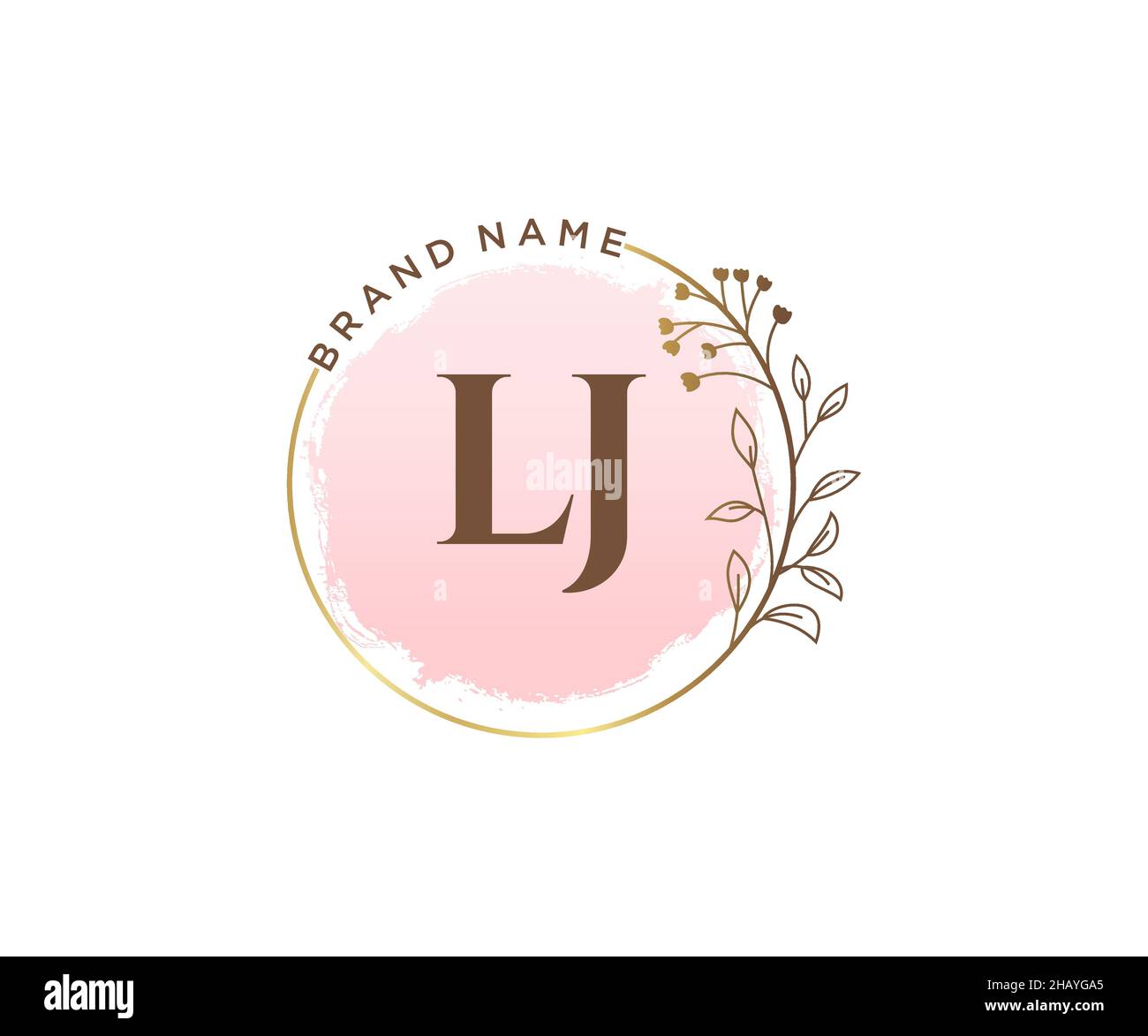 Lj initials logo Stock Vector Images - Alamy
