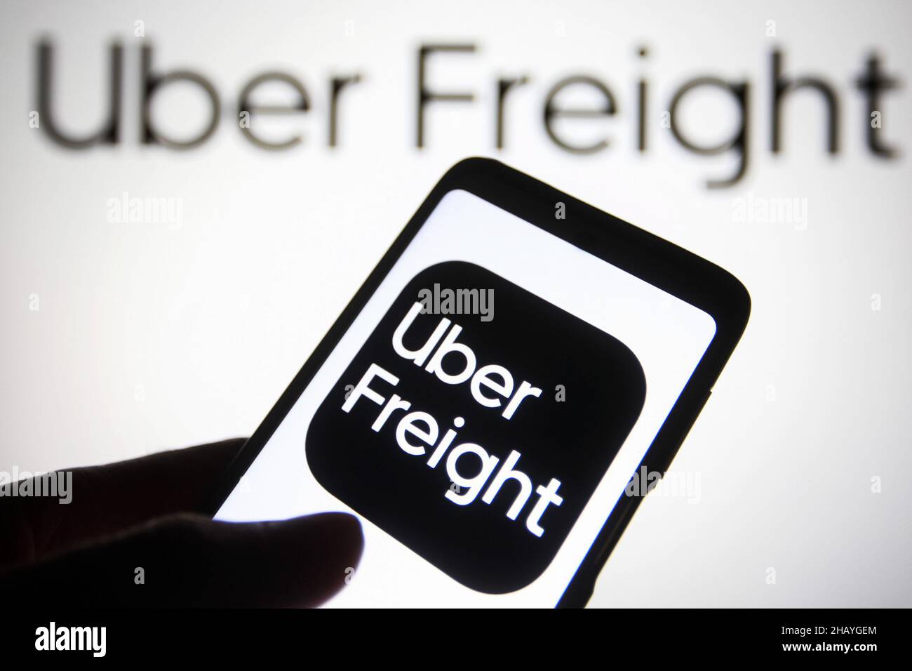 Uber freight logo hi-res stock photography and images - Alamy