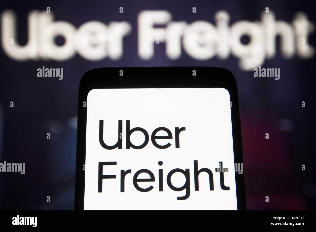 Uber freight logo hi-res stock photography and images - Alamy