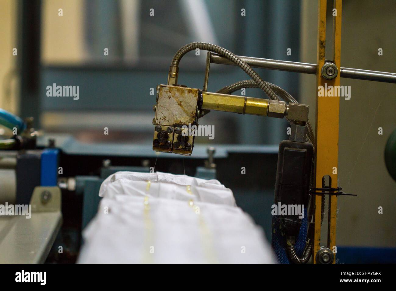 Production of independent springs for mattresses. Independent spring ...