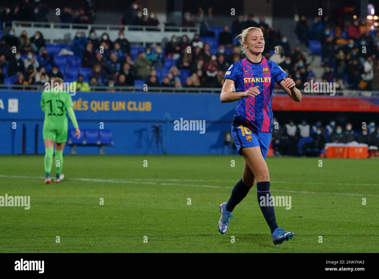 15th December 2021; Johan Cruyff stadium, Barcelona, Spain: women's ...