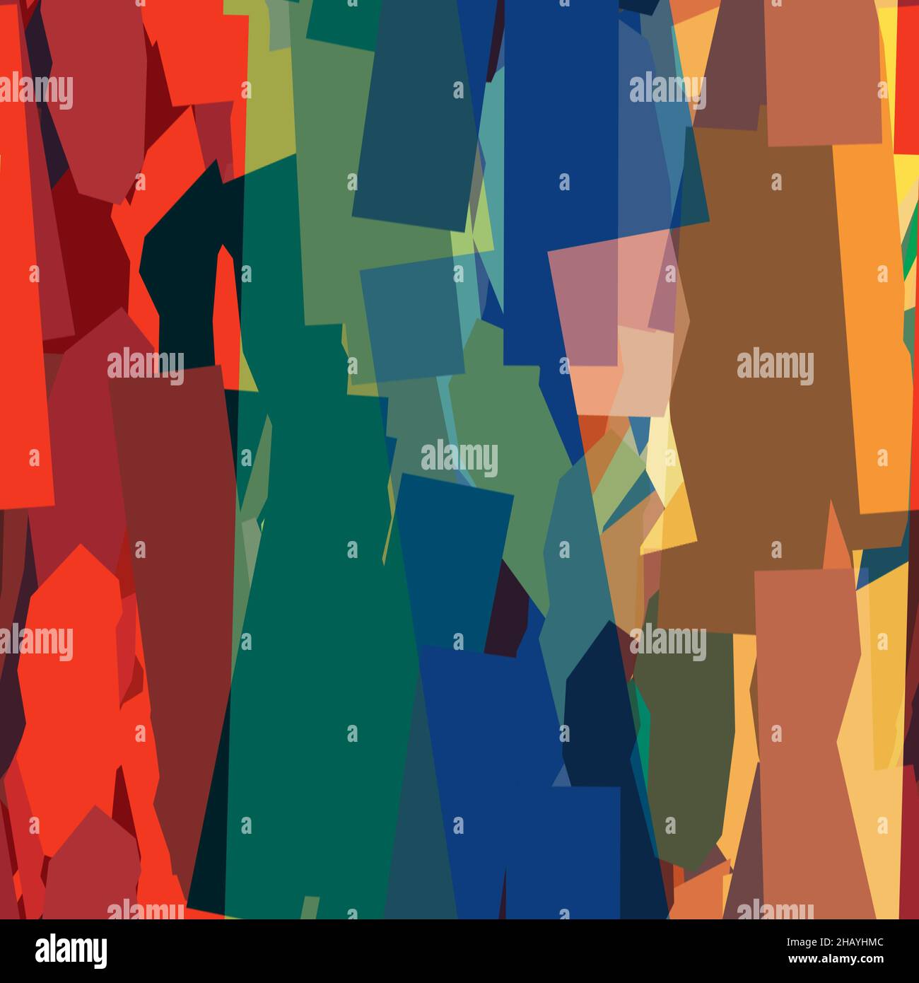 Seamless funky expressive and energetic paper cut out collage surface ...