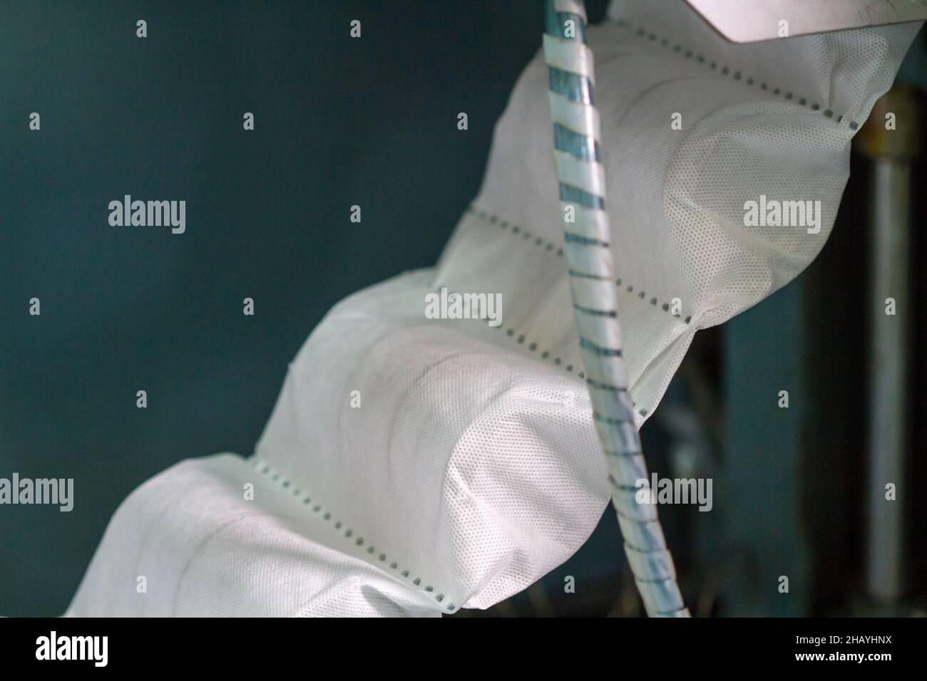 Production of independent springs for mattresses. Independent spring ...