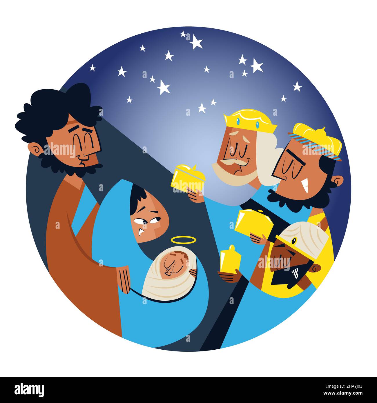 hand drawn epiphany vector design illustration Stock Vector Image & Art ...